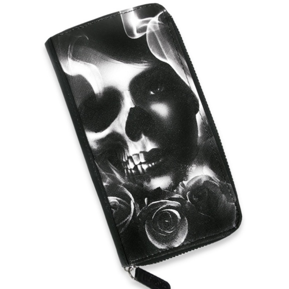 liquor brand | Bags | Liquor Brand Half Life Wallet Gothic Punk | Poshmark